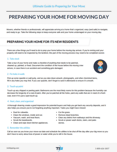Preparing for a Move: 7 Tips for Moving Day - TSI Moving Guide