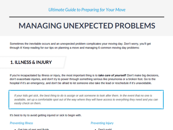 Download the Printable Ultimate Guide to Preparing for Your Move